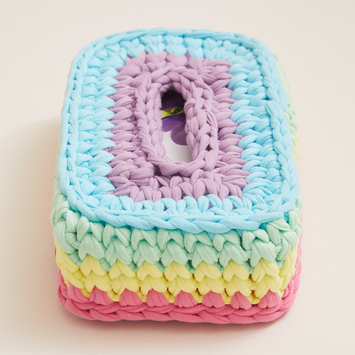 Candy Crush! Tissue Box Cover | BusyKnots
